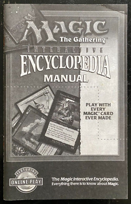 Magic: The Gathering Interactive Encyclopedia Manual for PC | eBay