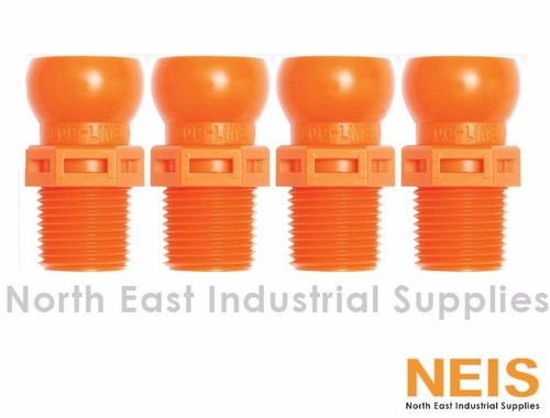 Loc-Line Modular Hose System Adaptor 1/8" NPT Connector for 1/4" ID ...