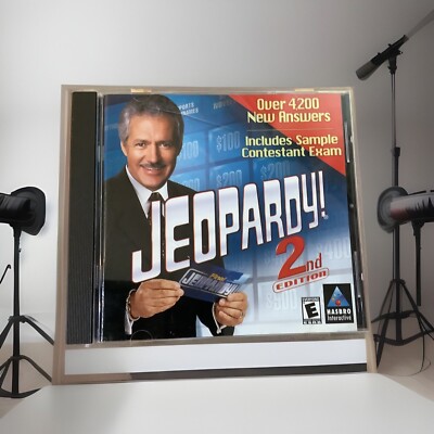 Jeopardy Game 2nd Edition 2000 PC-CD Windows 95/98 Alex Trebek NICE ...