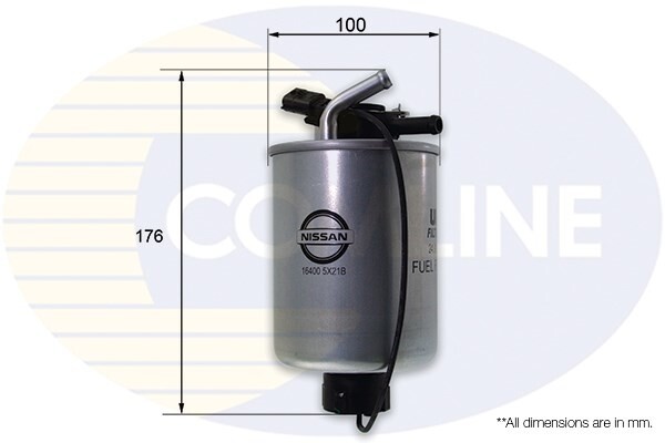 Fits Nissan Navara 2010- 3.0 dCi AZ Fuel Filter 164005X21B 164005X21A ...