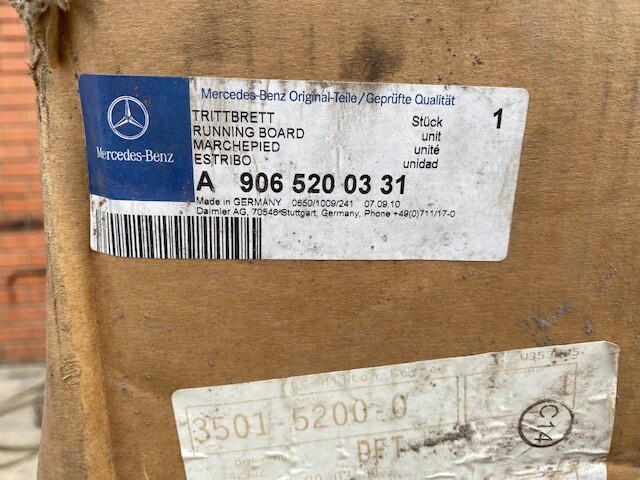 MERCEDES SPRINTER W906 Rear Back Metal Step 2006 - 2018 a 9065200331 ...