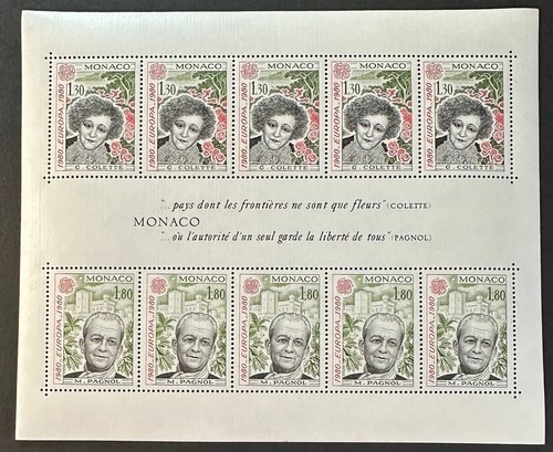 MONACO 1228a Lovely Mint NEVER Hinged Sheet | eBay