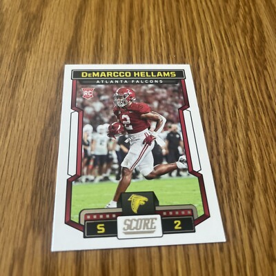 2023 Score Demarcco Hellams Atlanta Falcons Rookie RC Free Shipping | eBay