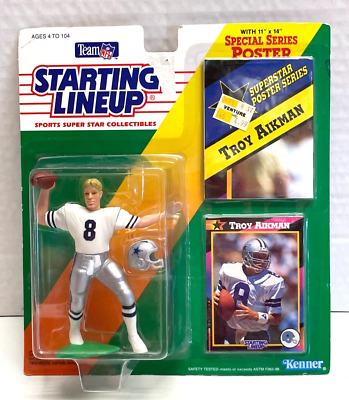 Starting Lineup NFL Troy Aikman Sport Superstar Action Figure MOC ...