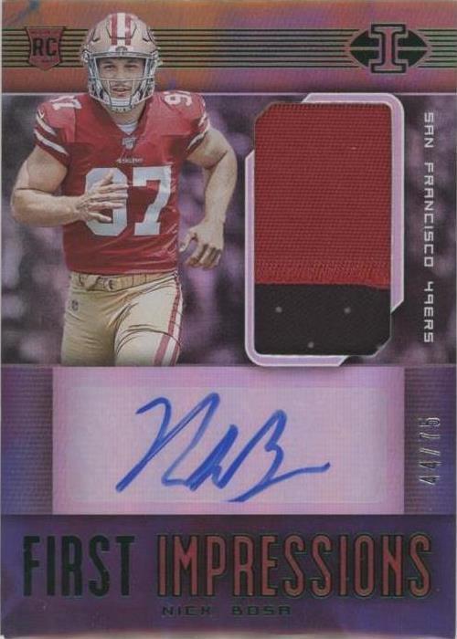 2019 Panini Illusions - First Impressions Autographed Memorabilia Nick ...