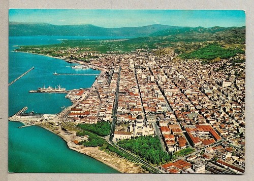 GREECE VINTAGE POSTCARD AERIAL VIEW OF PATRAS | eBay