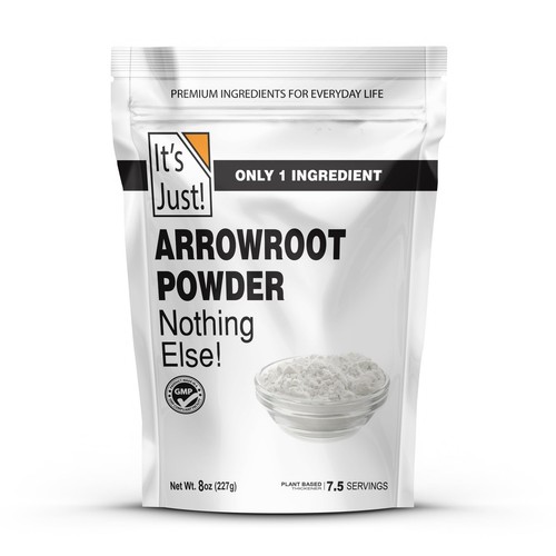 It's Just - Arrowroot Powder, 8oz, Natural Thickener, Gluten-Free ...