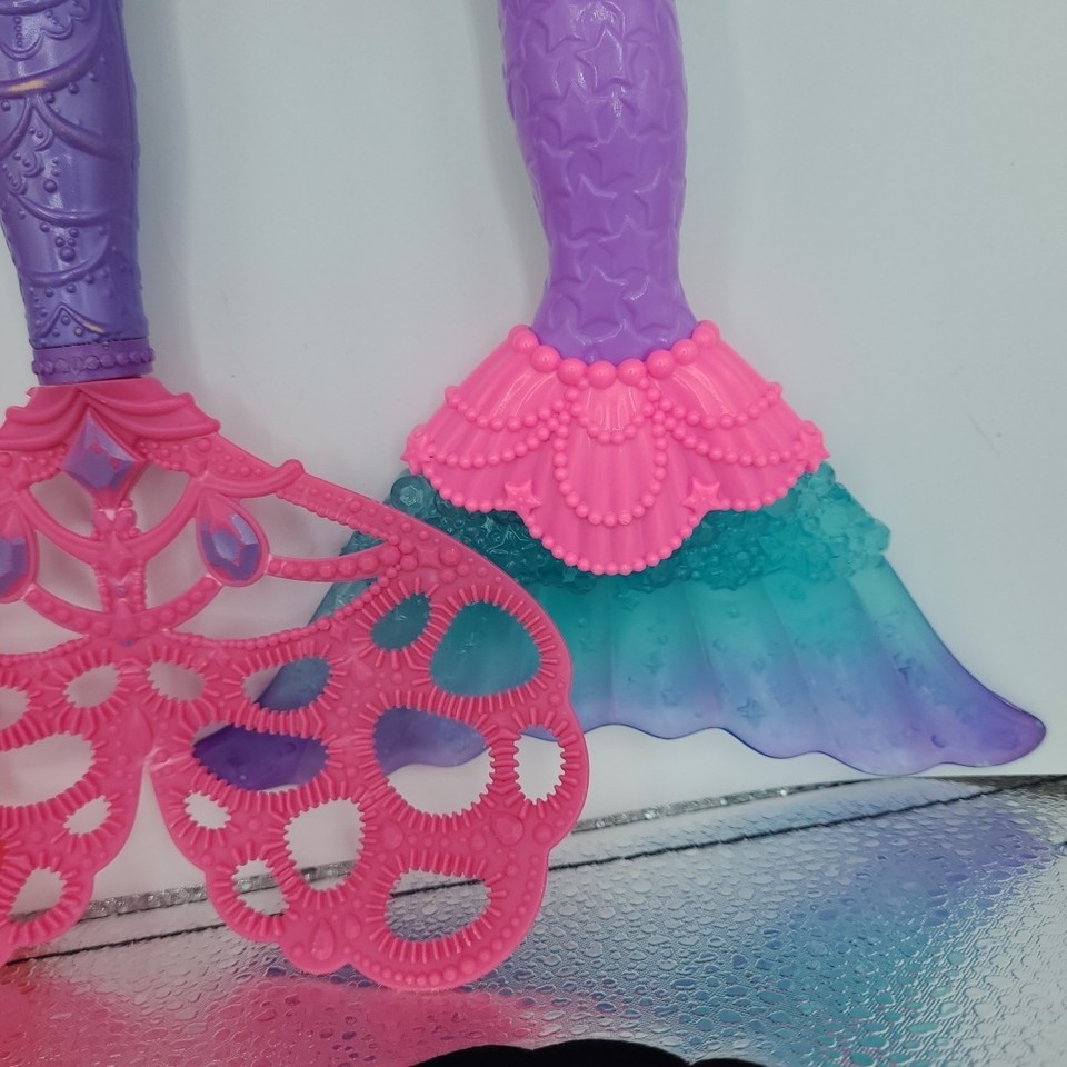 Lot 3 Mattel Mermaid Barbie Dolls Princess Luna, Spinning Bubble ...