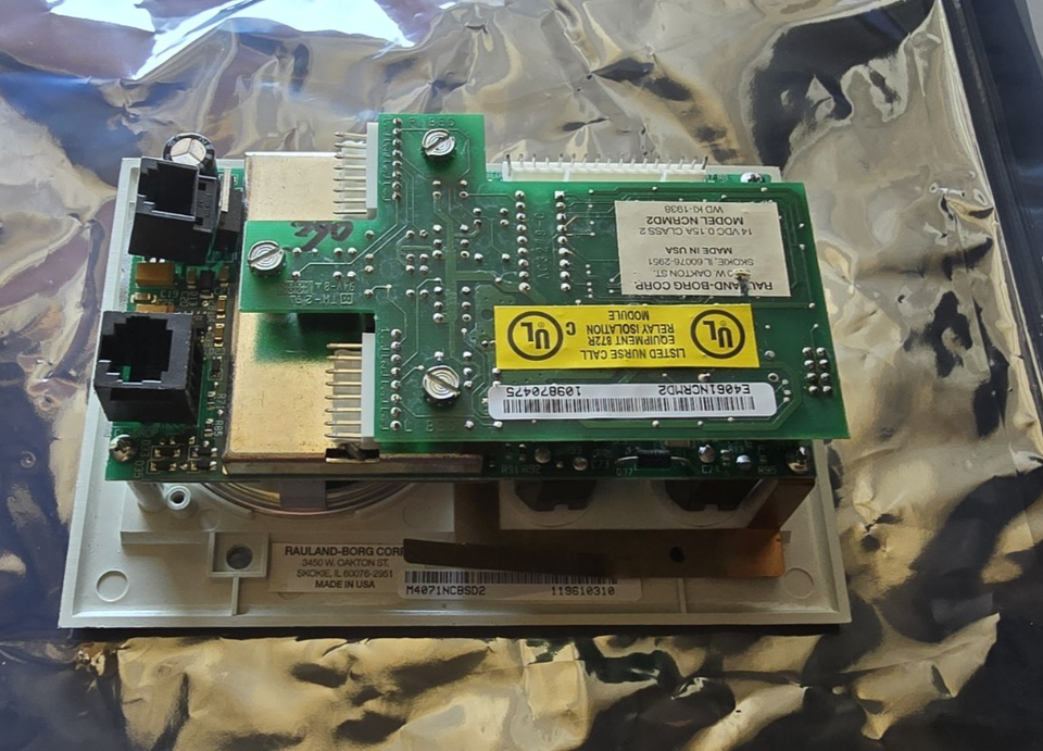 Rauland Responder IV NCBSD2 Dual Bed Station & NCRM2 Dual Light Cntrl ...