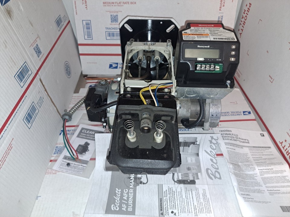 BECKETT OIL BURNER UNIT MODEL AF AFG - Peerless Boiler Furnace Water ...