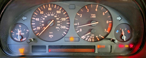 2001-2003 BMW 530i E39 Speedometer Instrument Gauge Cluster Assembly ...