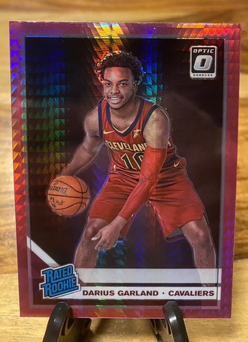 Sharp💎2019-20 Optic Hyper Pink Prizm Holo Darius Garland Rookie RC #195 ...