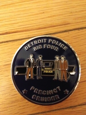 Detroit Police Big Four Precinct Cruiser Felony Arrests Challenge Coin ...