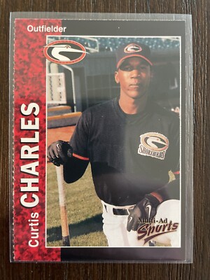 Curtis Charles 1998 MultiAd Delmarva Shorebirds Minor League Baseball ...