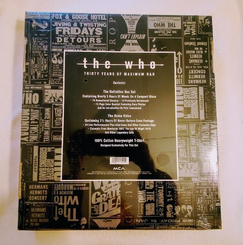 Deluxe Box set The Who 30 Years Maximum R&B (1994) | eBay