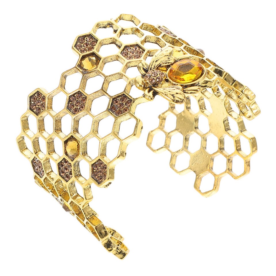 1PC Metal Alloy Bee Bangle Open Bangle Adjustable Hand Wrist Bangle Jewelry | eBay