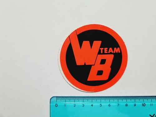 Adhesive Wb Team Sticker Autocollant Vintage 80s Original | eBay