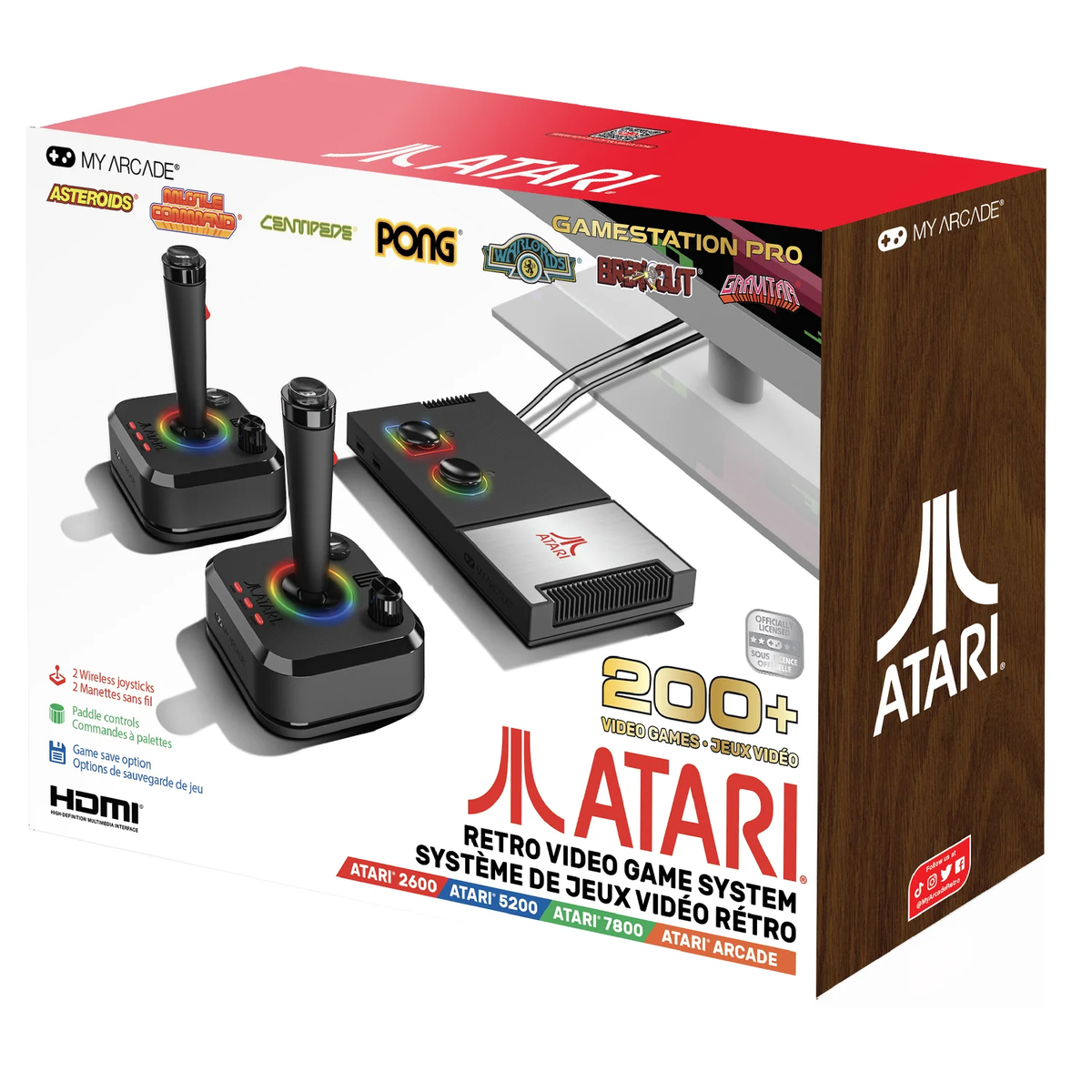 Atari 7800 System Atari Flashback Mini 7800 Classic Game Console (AC