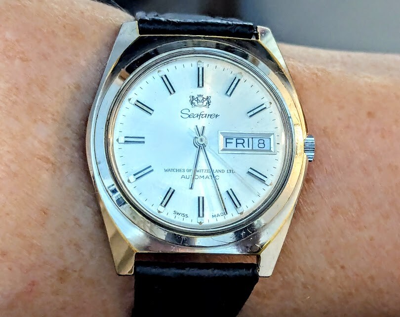 1970s Swiss SS Watches of Switzerland Seafarer 25J ETA 2836 Auto Watch ...
