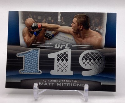 2011 Topps UFC Title Shot - Fight Mat Relic #FM-MM Matt Mitrione (MEM ...