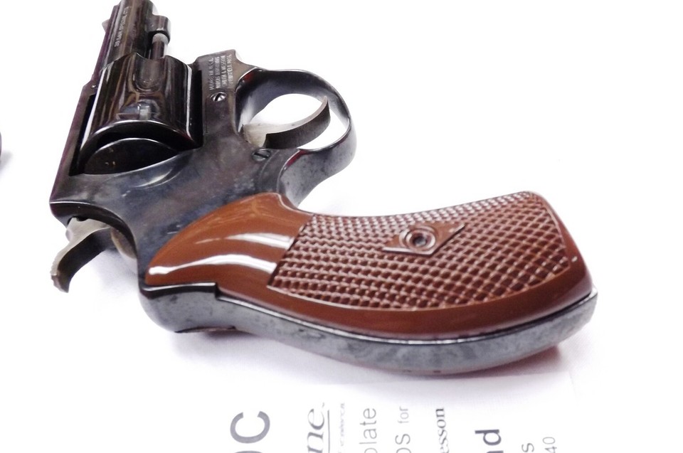 Brown Poly Grips fit S&W J Revolvers models 36 60 642 Magna ty ...