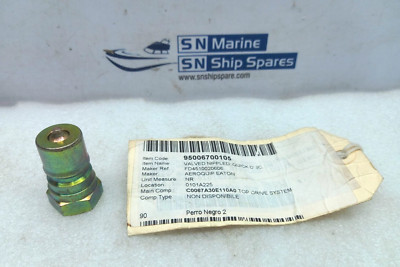 Aeroquipe FD45-1002-06-06 Quick Disconnector Nippled Valve Eaton | eBay