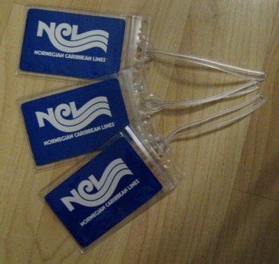 Norwegian Caribbean Lines Luggage Tags - Blue Cruise Ship Line NCL ...
