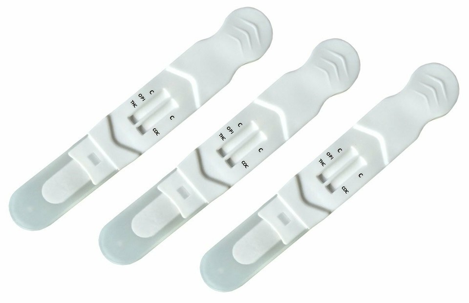 Saliva Drug Test 3 in 1 Testing Kit Home Oral Test Cannabis Cocaine ...