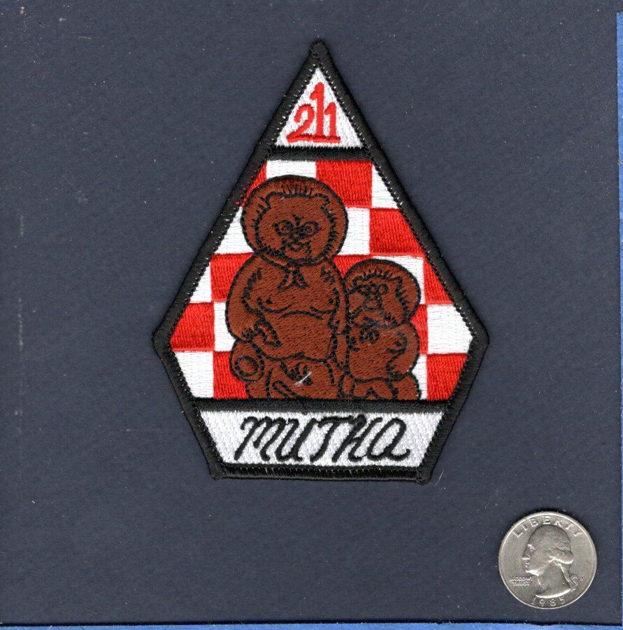 VFA-211 FIGHTING CHECKMATES MUTHA Award US NAVY F-18 Hornet Squadron ...