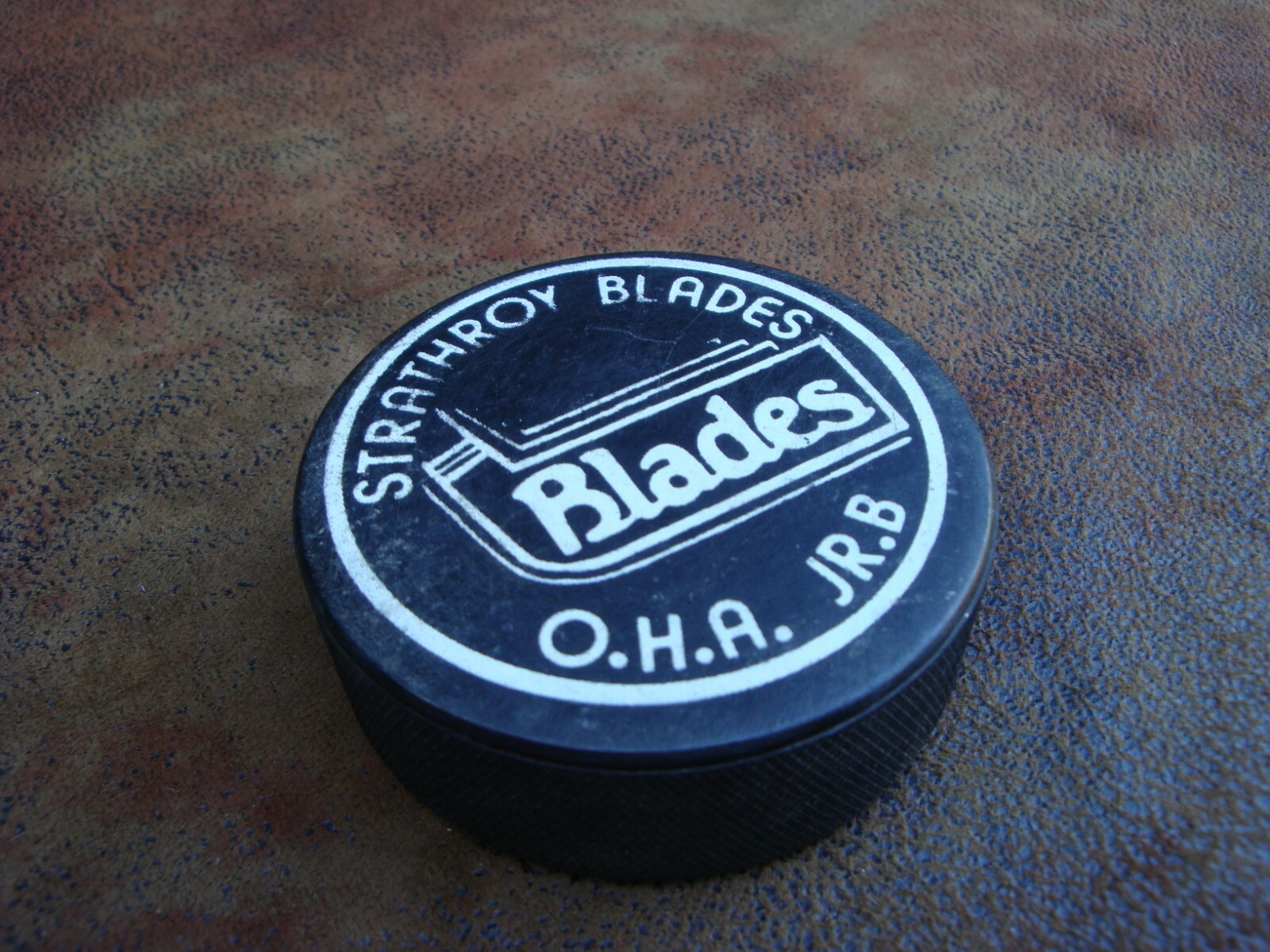 Strathroy Blades Western Junior B Hockey League Official Hockey Puck ...