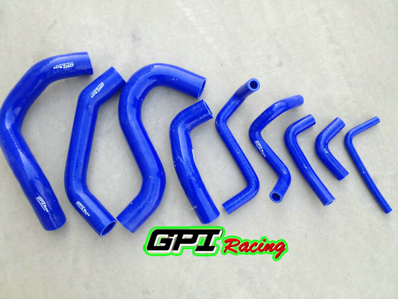 BLUE Silicone radiator hose for Nissa Patrol Y60 GQ 2.8 RD28T T Diesel ...