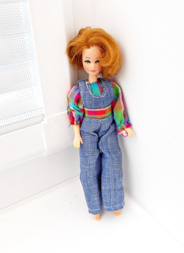 Palitoy Pippa doll Topper Dawn - Penny Red - Original Dungarees -VGC ...