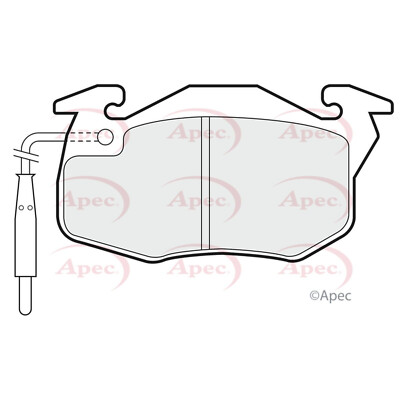 Apec Front Brake Pads Set PAD713 FIT PEUGEOT, CITROEN BNIB OLD STOCK ...