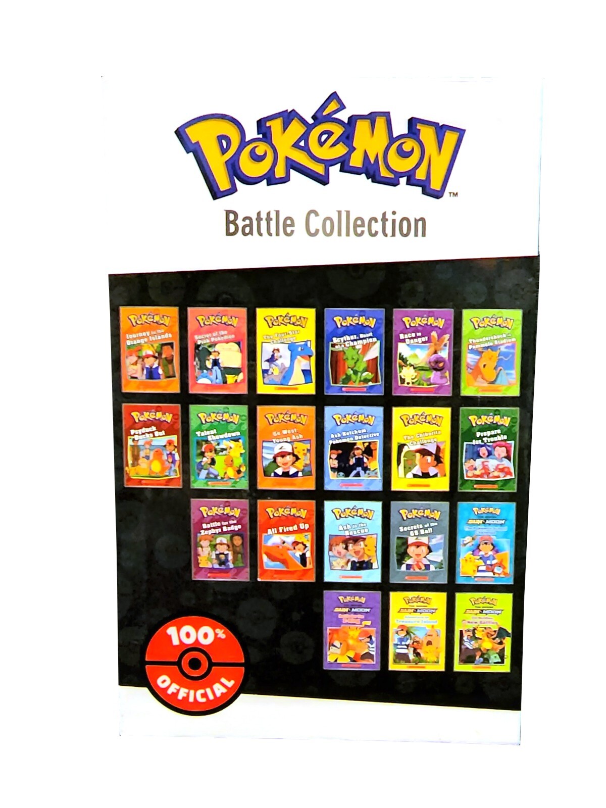 Pokemon Battle Collection 20 Chapter Books Library Slipcase Kids Fan ...