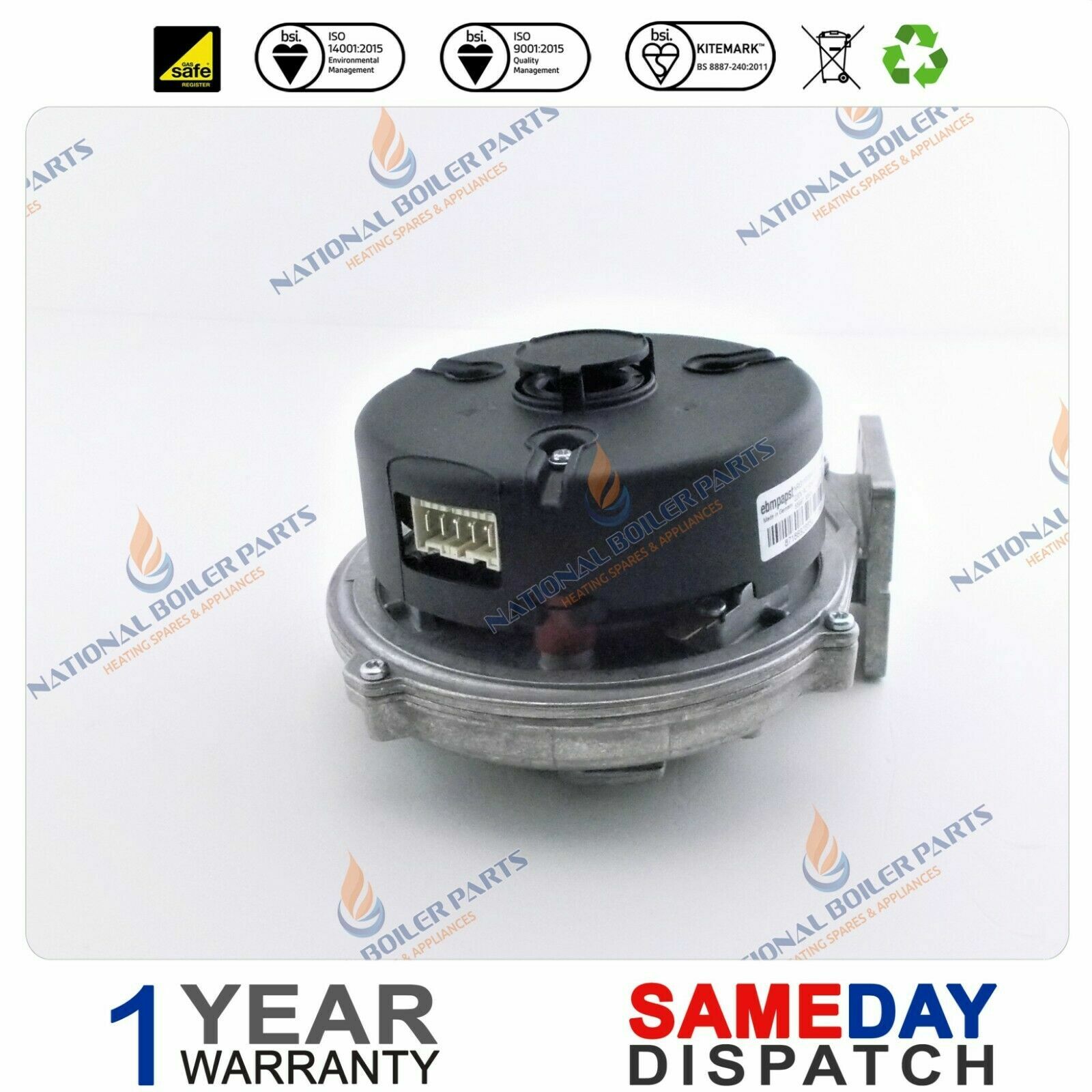 WORCESTER GREENSTAR 30I 30RI 30SI SYSTEM COMPACT BOILER FAN ASSEMBLY ...