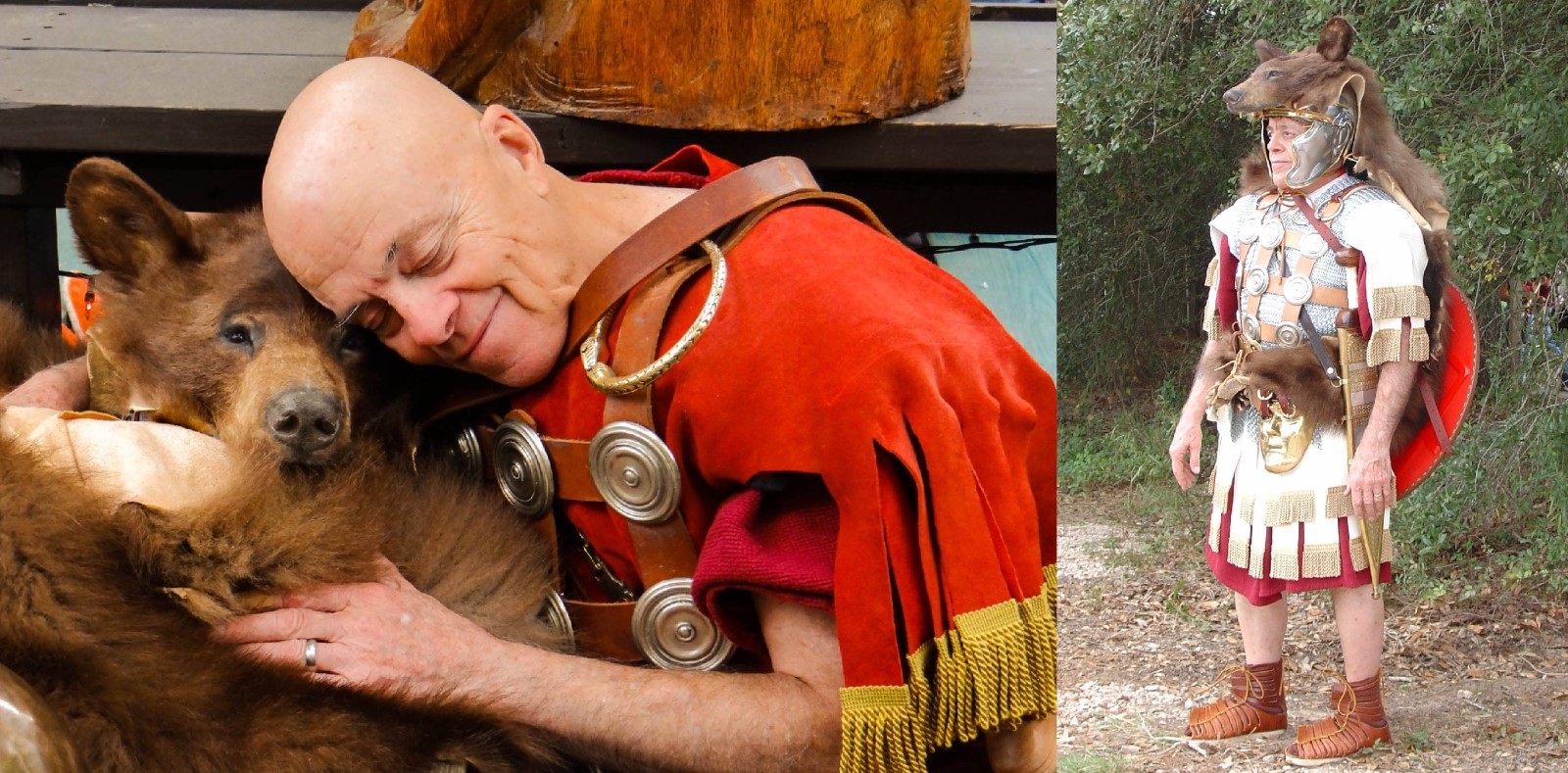 Roman Standard Bearer Real Taxidermy Pelt Fur Shawl hide signifer ...