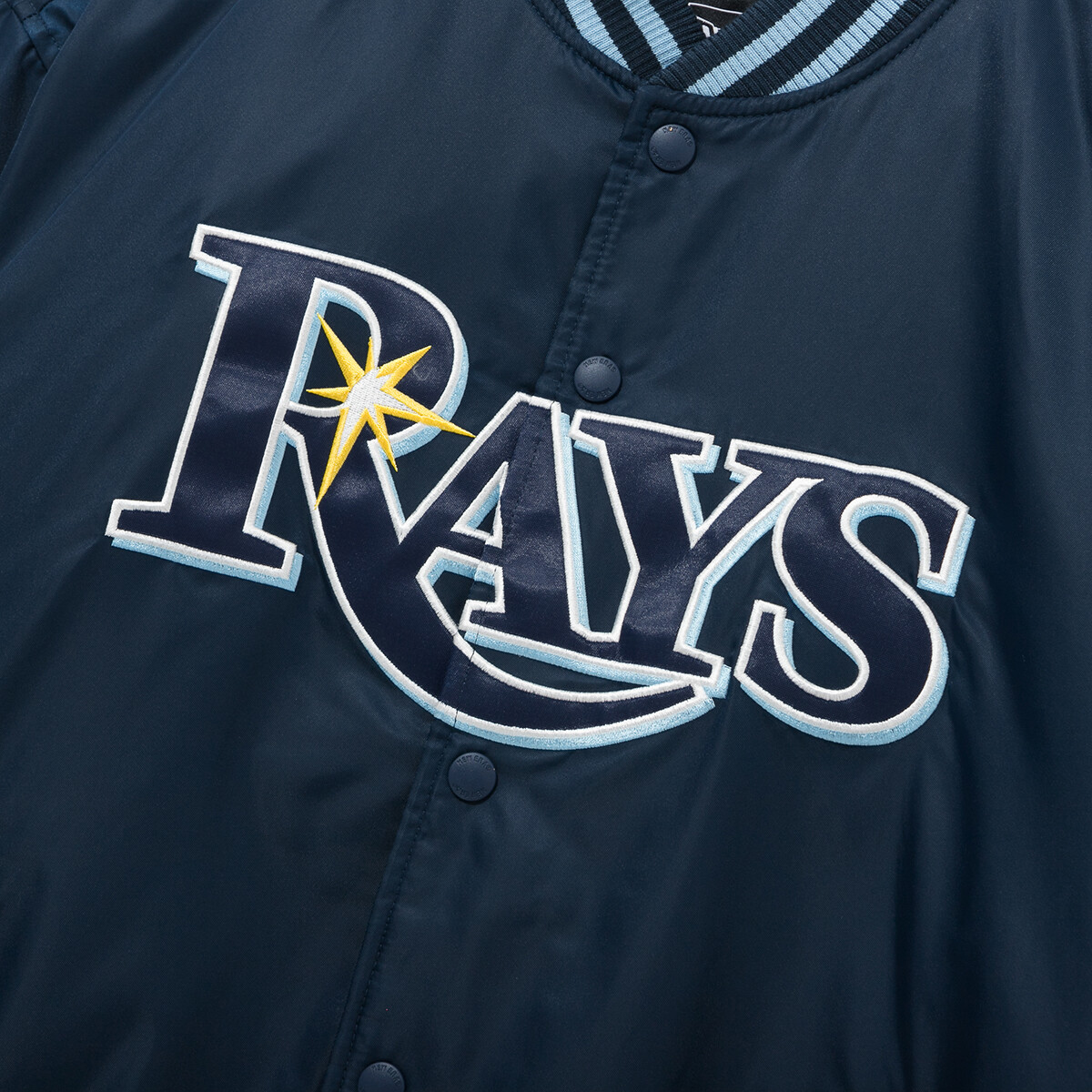 New Era MLB Tampa Bay Rays Logo Stadium Jacket, Dress Blues | eBay
