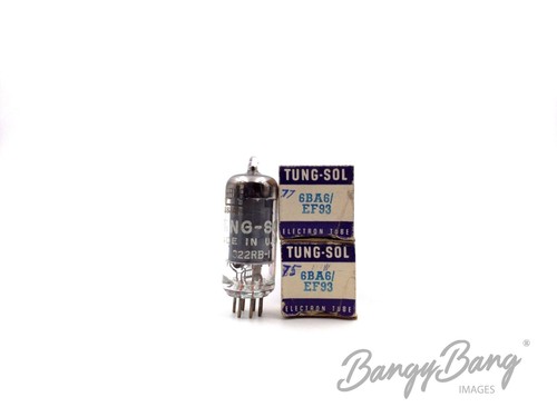2 Vintage Tung-Sol 6BA6/EF93 Remote Cutoff Pentode Radio Amp. Audio ...