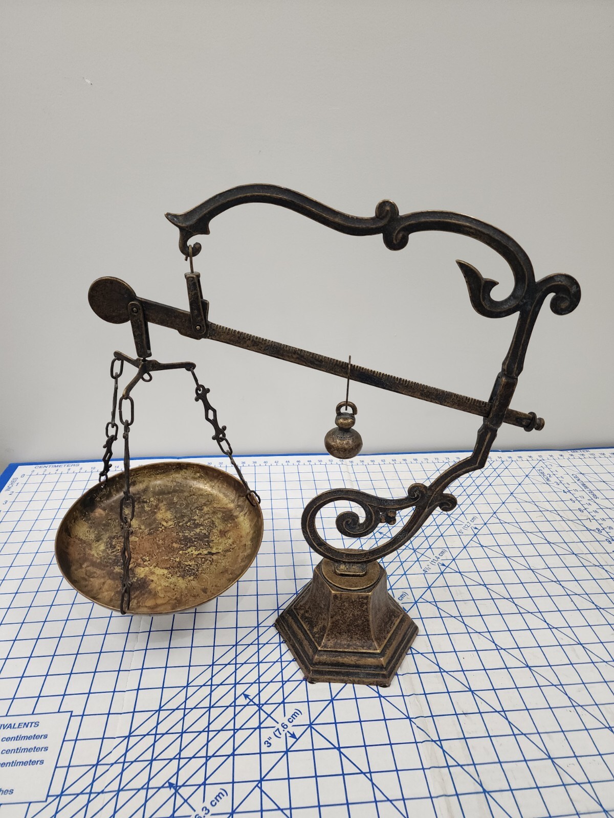 Vintage Brass Balance Scale MDXL Rare Find Made in Italy | eBay