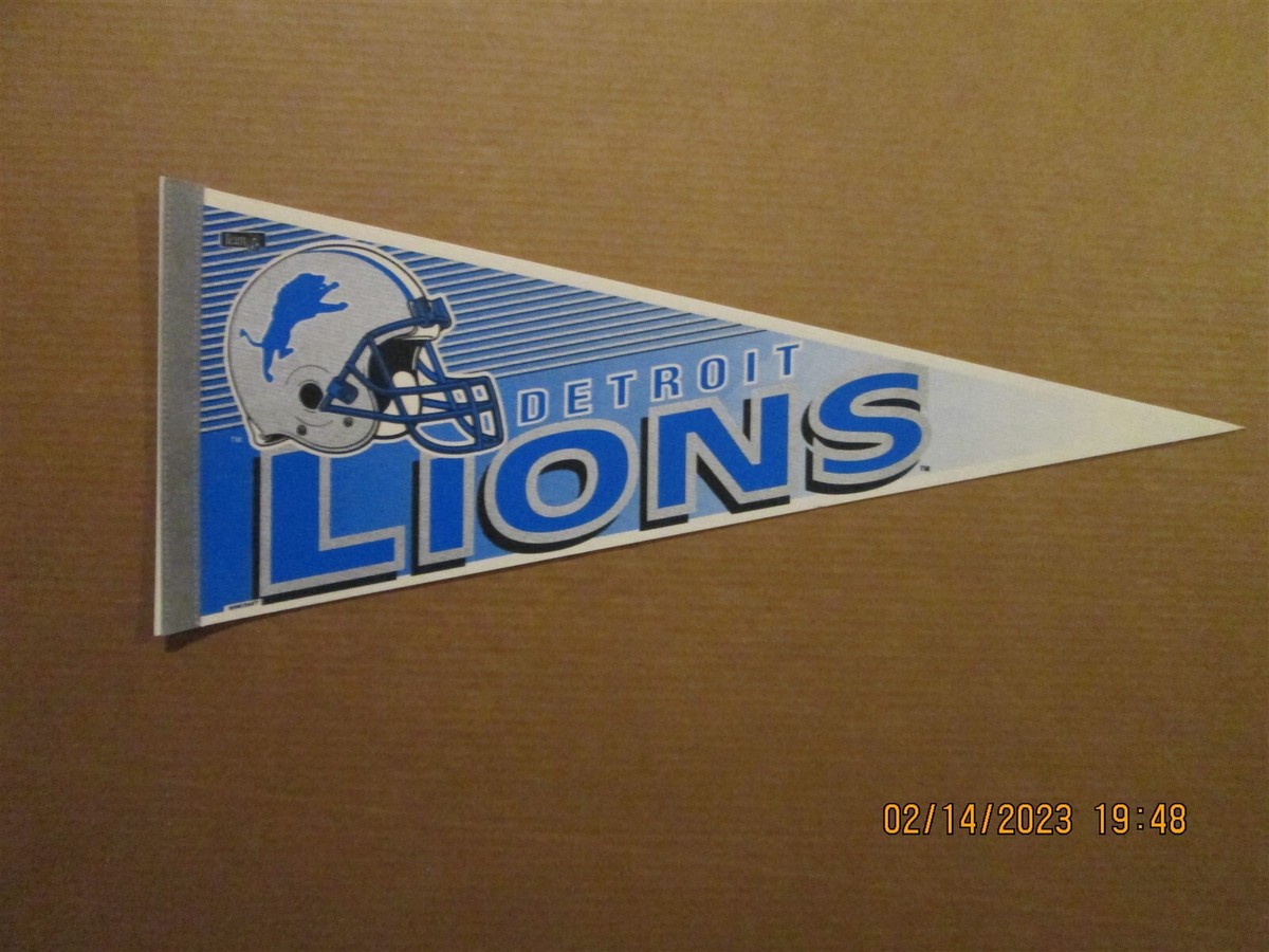 With Pole Detroit Lions Felt Pennant - 12x30" Officially Licensed ...