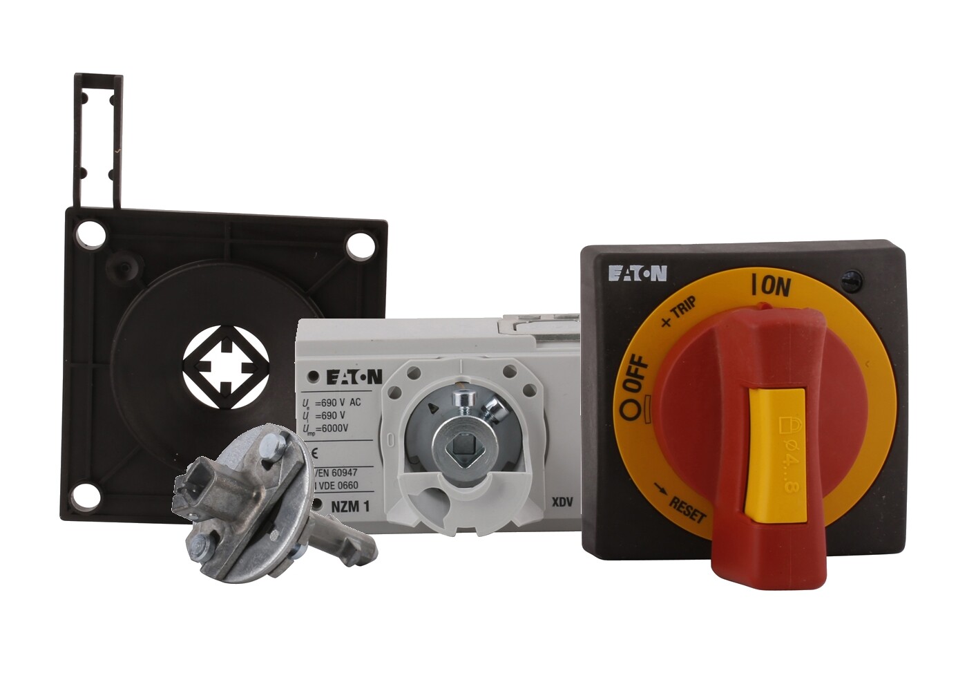 NZM1-XTVDVR, EATON, Door Coupling Rotary Handle Red-yellow | eBay