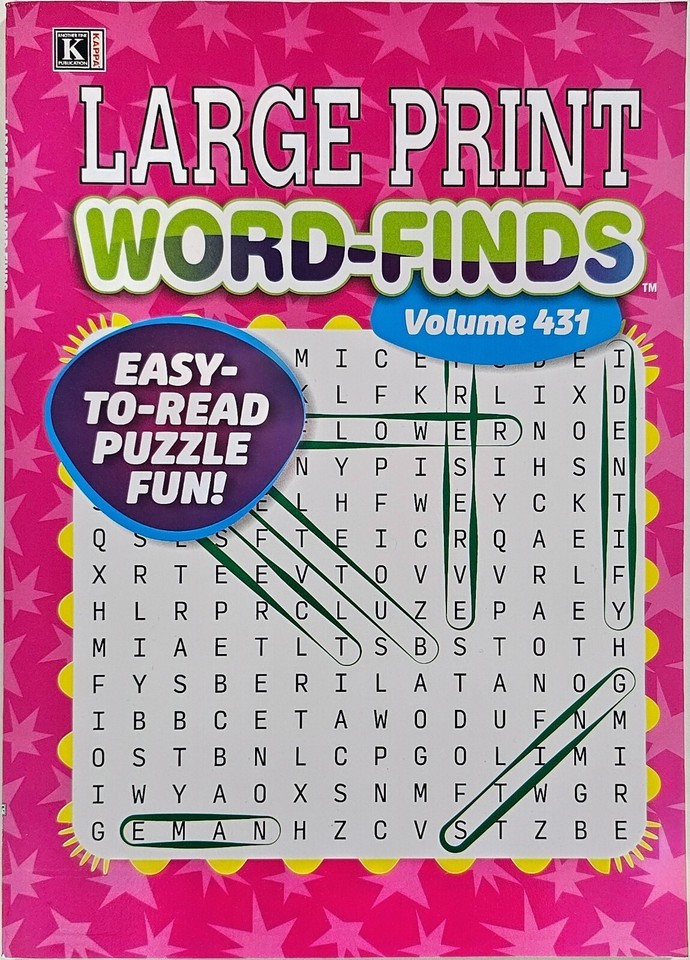Kappa Large Print Word-Finds Puzzle Books Vol.427-446, 80 Puzzles Each ...