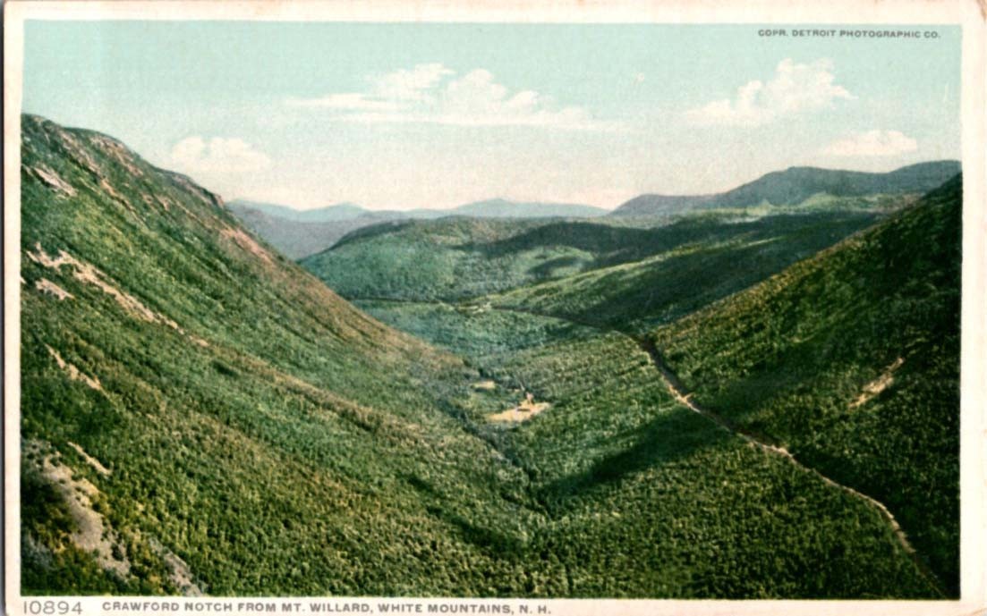 White Mountains New Hampshire NH : AERIAL VIEW n/08 BH0394 | eBay