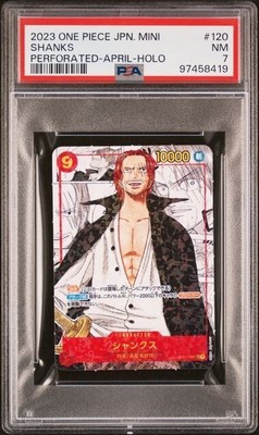 PSA 7 Manga Shanks OP-01 Japanese Mini One Piece TCG Card 20203 | eBay