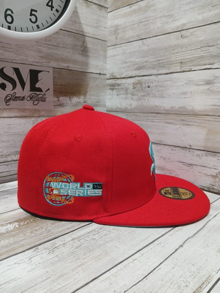 New Era Fitted Baseball Cap 59fifty Red Color Size 7-1/8 | eBay