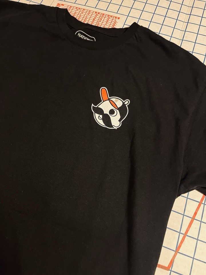 National Bohemian Natty Boh Beer Baltimore Sports T-Shirt LARGE Black ...