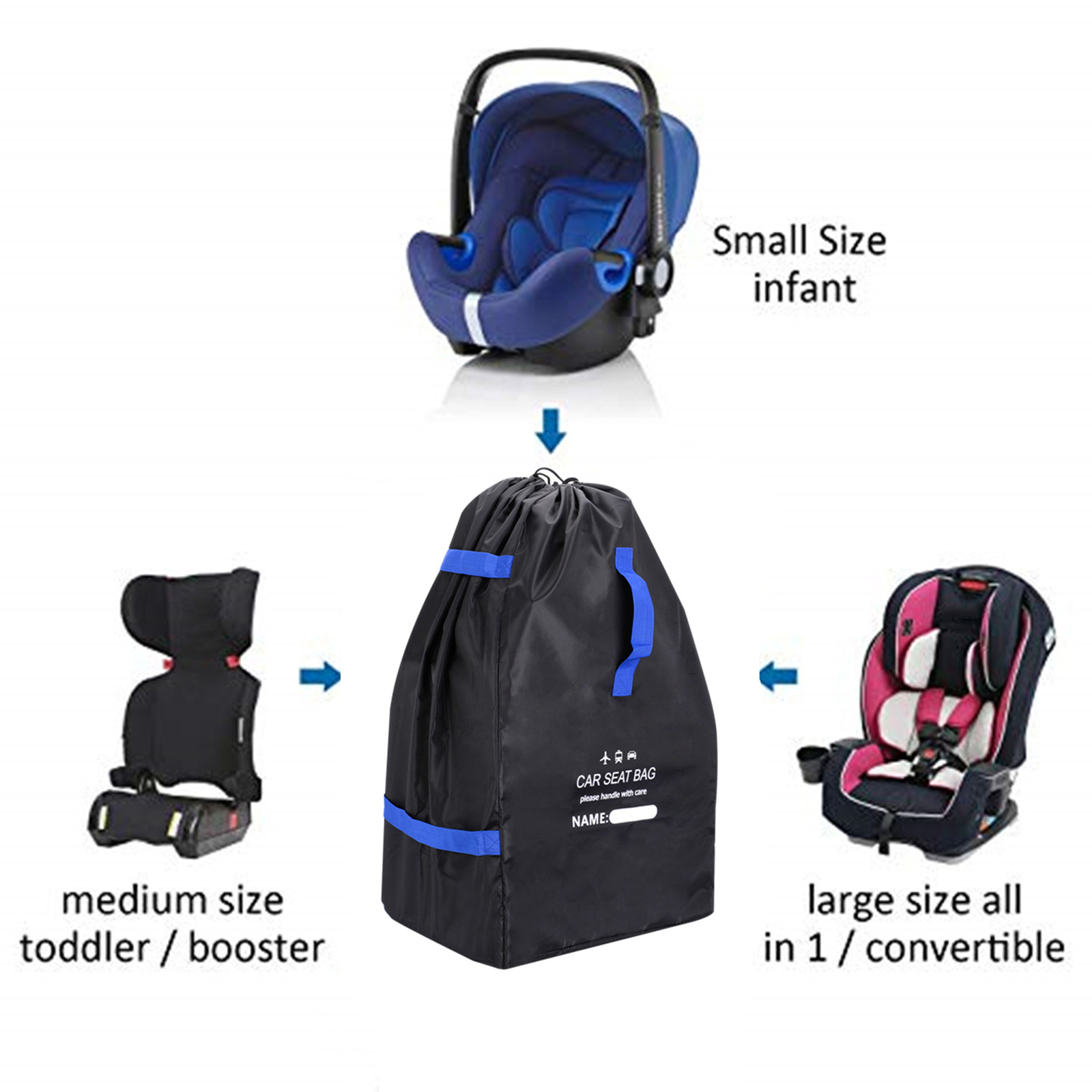 Car Bag for Air Travel Universal Infant Carseat Storage Bag U5P0 | eBay