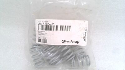 LEE SPRING LHL-1000A-03 COMPRESSION SPRING, 1.5 IN, 180LB/IN (LOT OF 10 ...