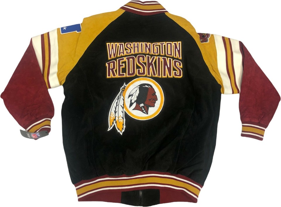 Washington Redskins Rare Vintage Throwback Suede Adult Men's Jacket ...