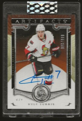 2015-16 UD Artifacts Silver Kyle Turris Autographed Card /999 ...